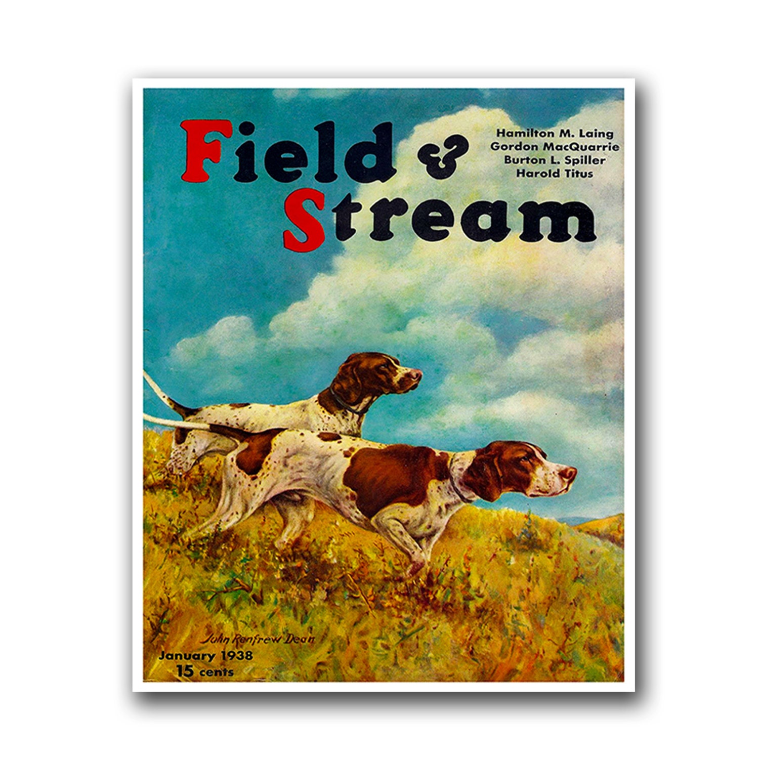 Vintage Hunting Art Sports Poster Wall Decor H1 - Etsy