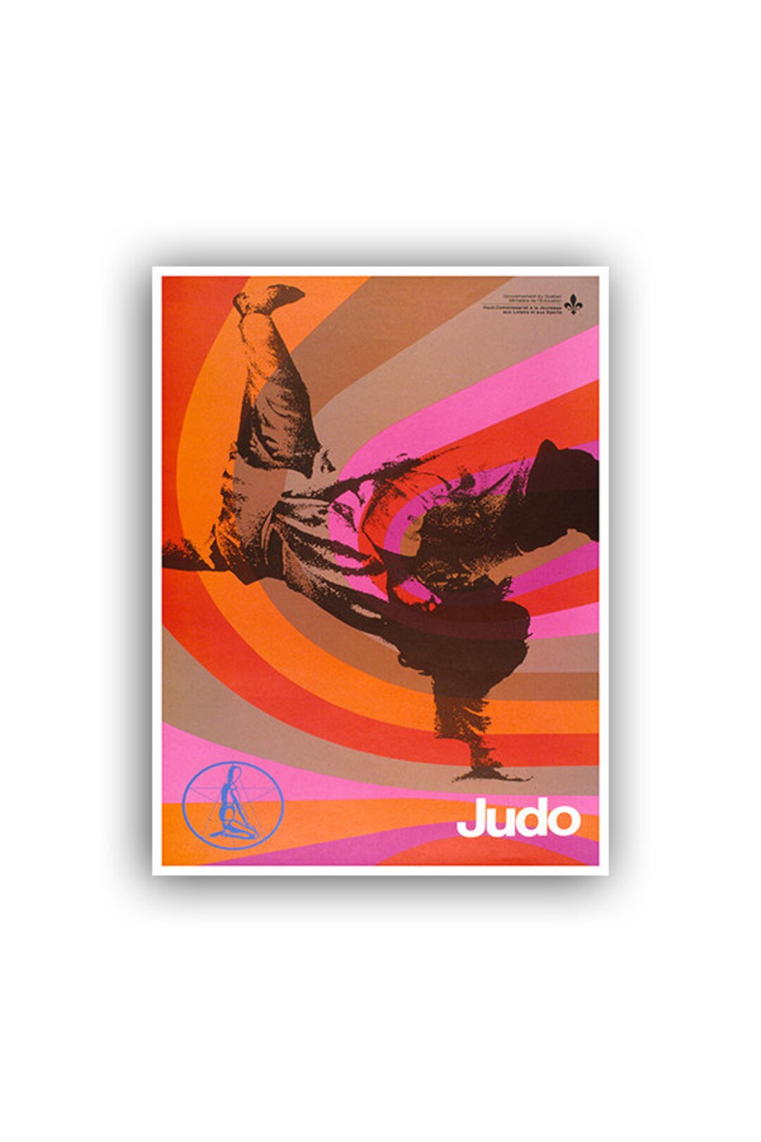 Judo Poster Vintage Martial Arts Print Sport Home Decor (H333) - Etsy
