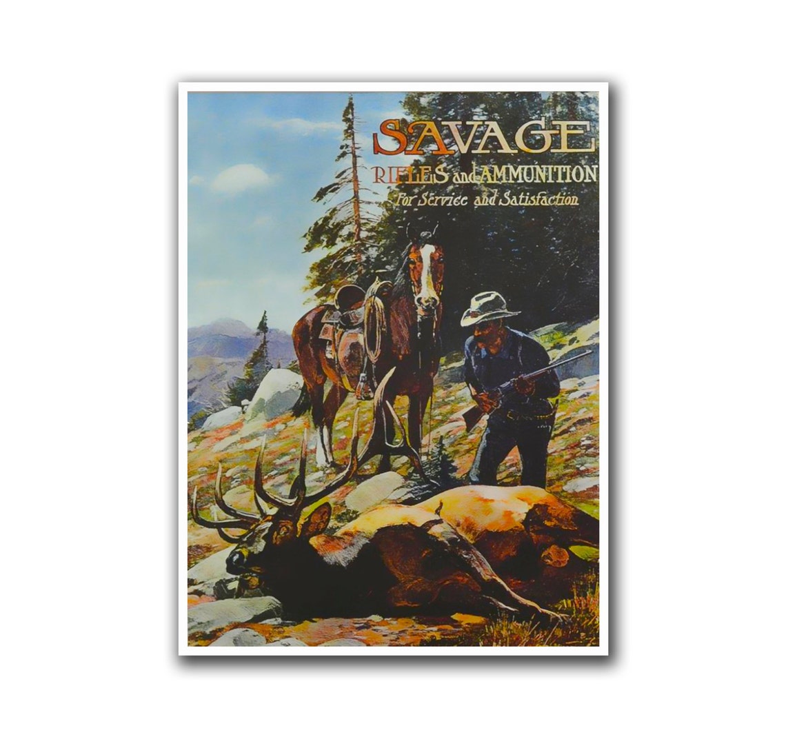 Hunting Wall Art Travel Poster Decor Retro Print H55 - Etsy