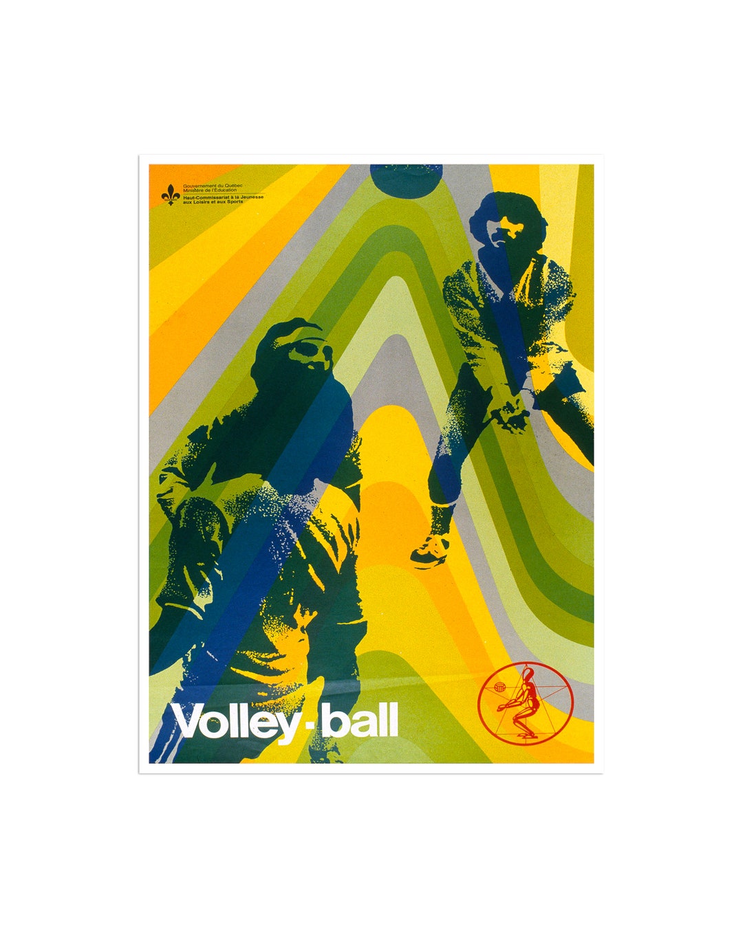 Volleyball Poster Sports Art Print Wall Decor (H306) - Etsy