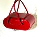 1940s Cherry Red Box Bag - Etsy