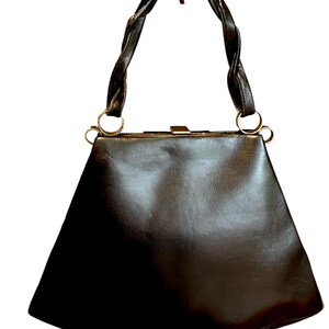 1930s Stylish Small Black Handbag - Etsy