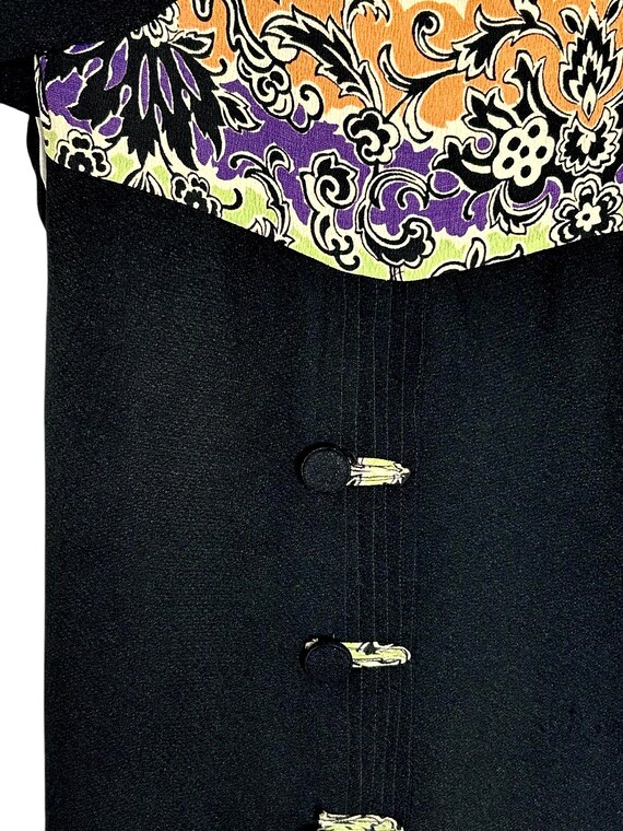 1930s crepe dress with bolero effect - Gem