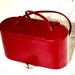 1940s Cherry Red Box Bag - Etsy