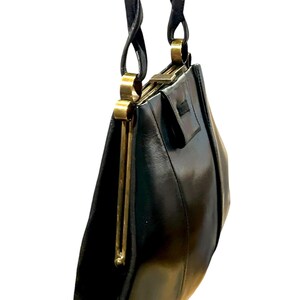 1930s Stylish Small Black Handbag - Etsy