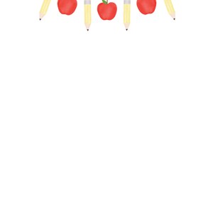 Watercolor Apple Banner Teacher Notepad, Personalized Notepad, to Do ...
