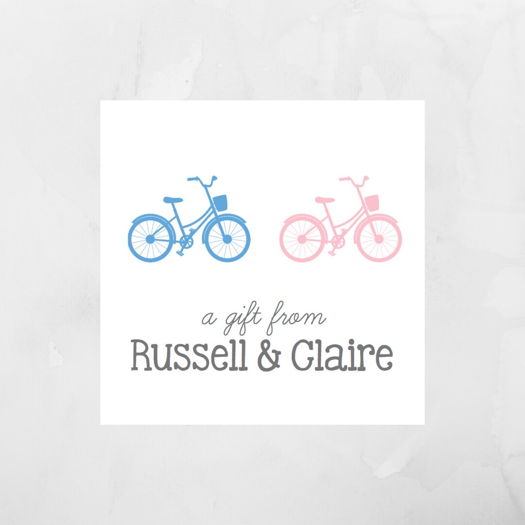 Personalized Enclosure Cards, Gift Tags, or Stickers Sibling Stickers ...