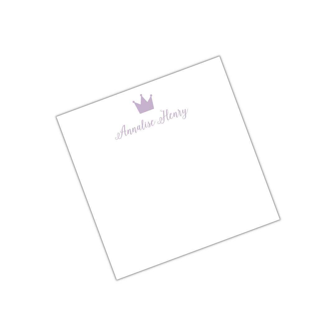 Princess Notepad Crown Notepad Pageant Notepad Belle Notepad Miss ...