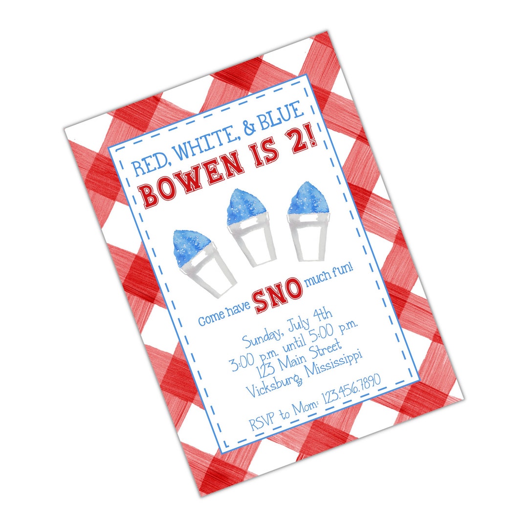 Watercolor Snowball Birthday Party Invitation Snow Cone Birthday Invite ...