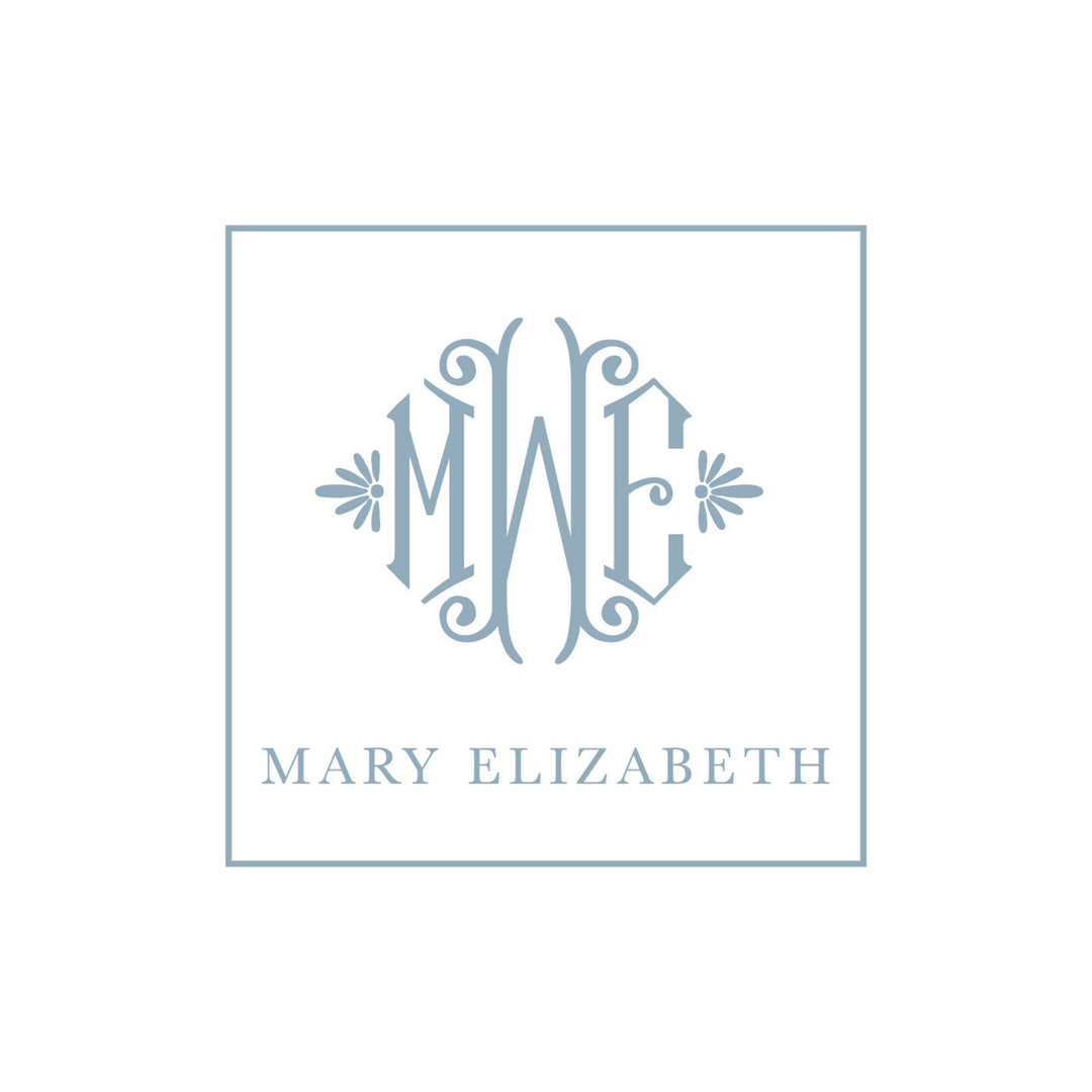 Monogram Enclosure Cards, Gift Tags, or Stickers - Etsy