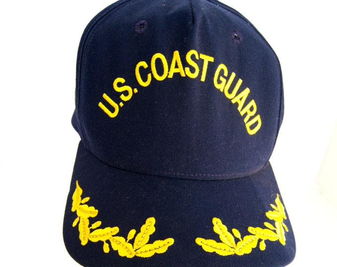 Vintage US Coast Guard Cap Hat Made in USA Bancroft Military Caps ...