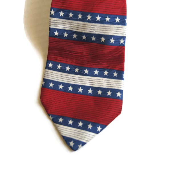 American Flag Tie - Etsy