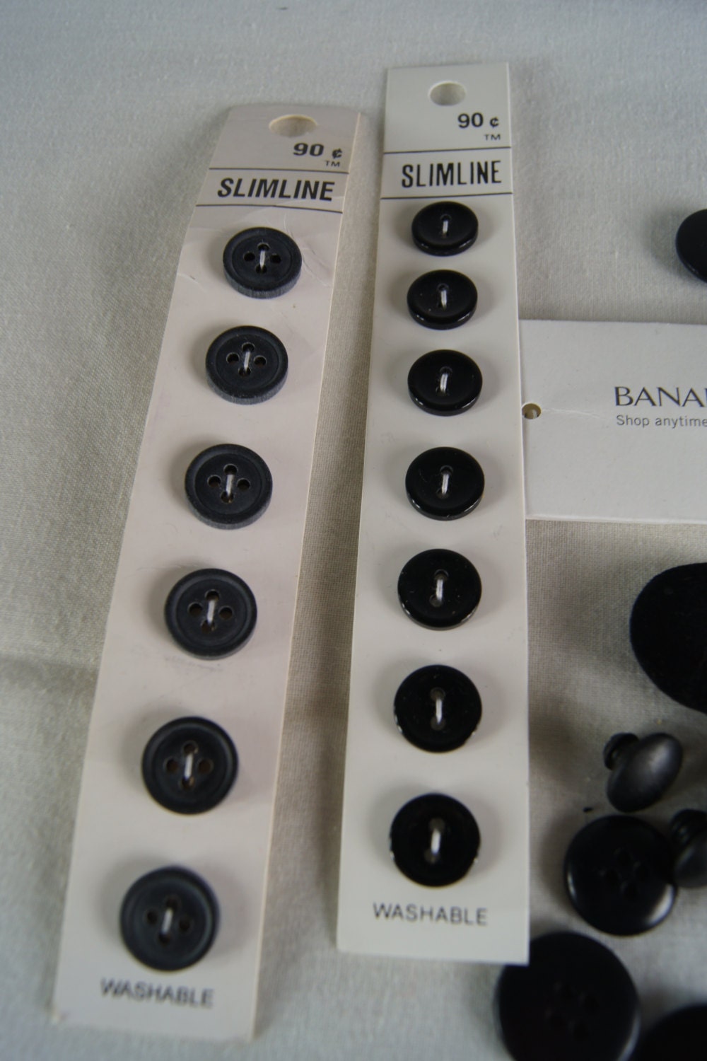 Vintage Black Mixed Buttons Mostly From Banana Republic Clothing - Etsy