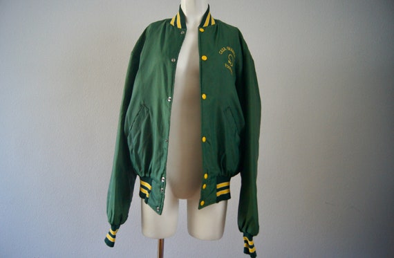 Vintage High School Bomber Jacket Nylon Made in USA H… - Gem