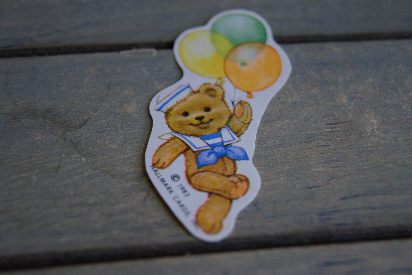 Vintage Teddy Bear Stickers 1980s Hallmark HMK CDS - Etsy