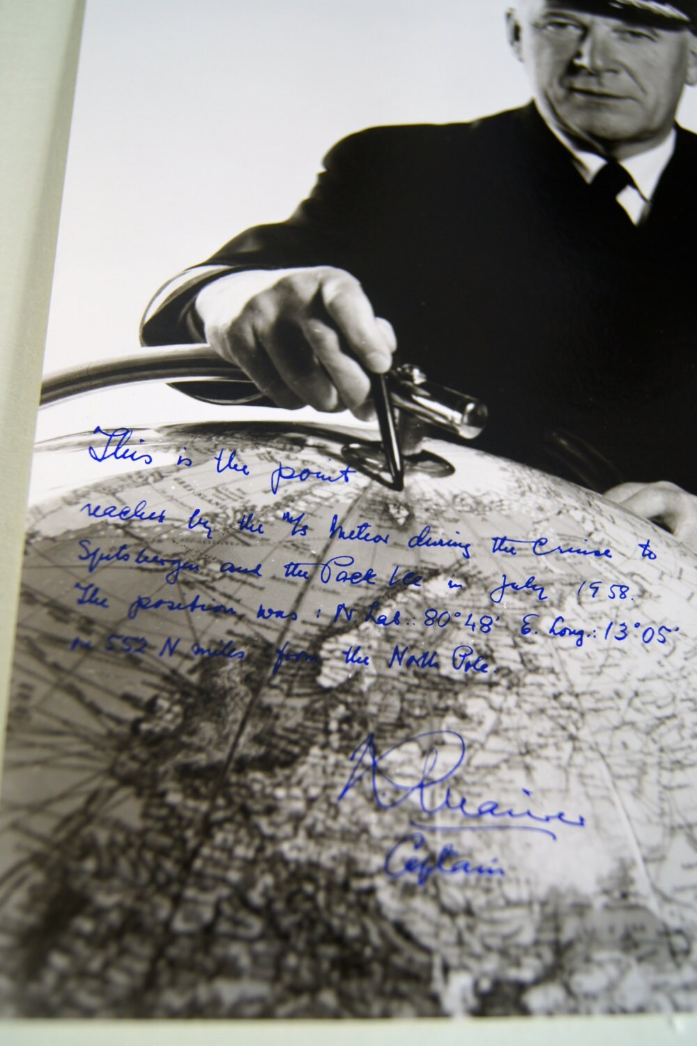 Vintage Meteor Spitsbergen Cruise Ship 1958 Souvenir Photo - Etsy