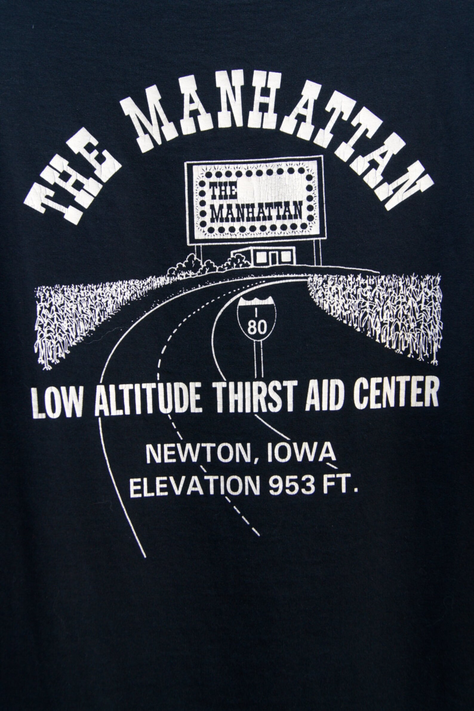 1980s Vintage the Manhattan T-shirt 50/50 Heavyweight Jerzees Label - Etsy