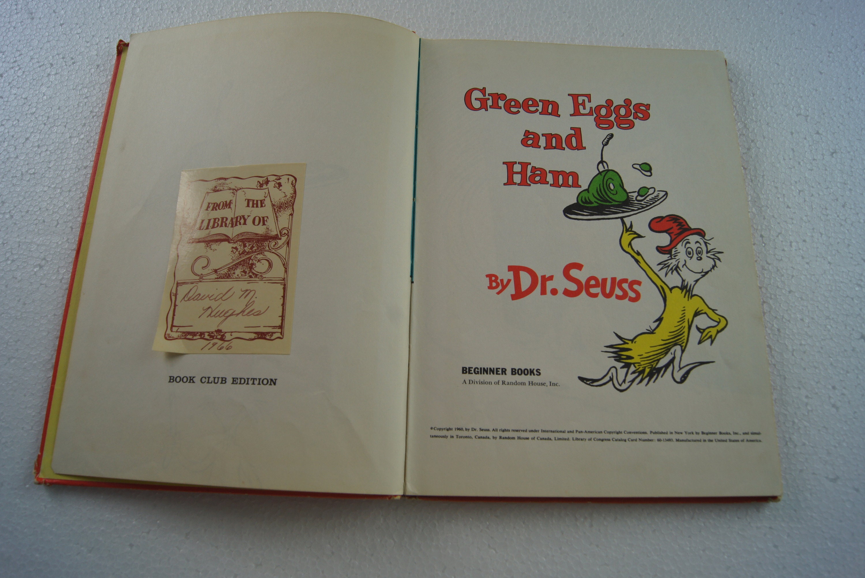 Green Eggs And Ham Book Club Edition 1960 Purchase Oceanproperty