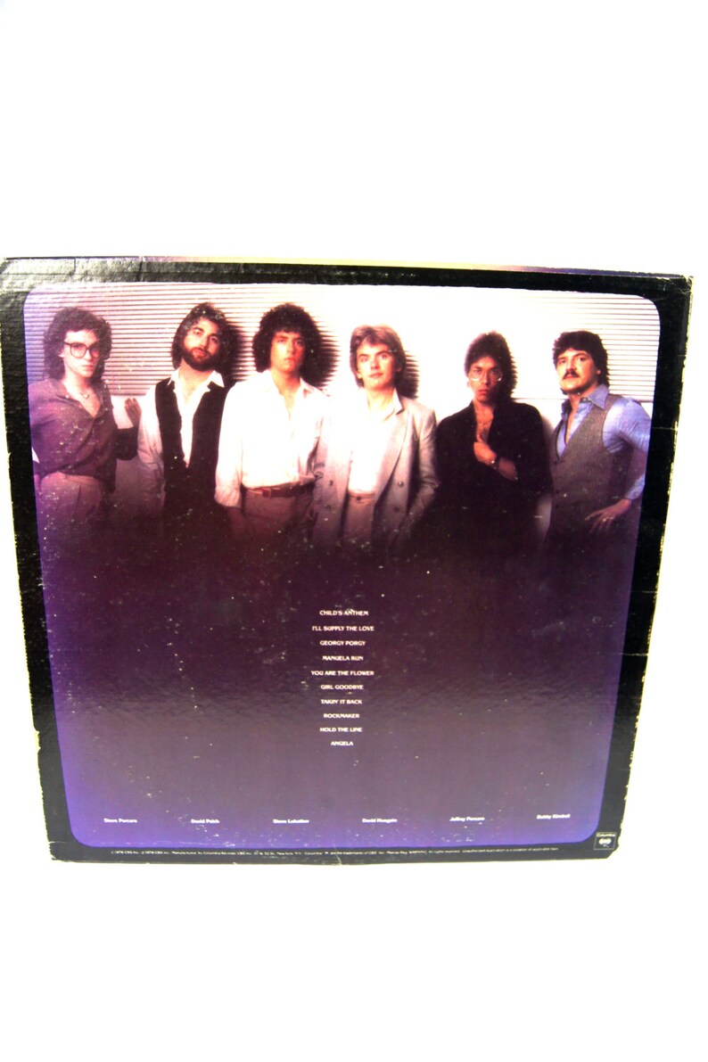 Toto Self-titled Album Vinyl LP Record 1978 Columbia Records - Etsy