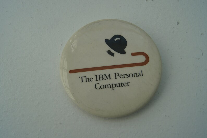 Vintage IBM Button Lot six 6 Vintage IBM Pinback Buttons Corporate ...