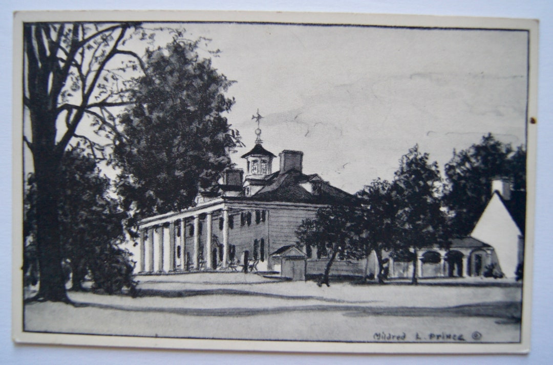 Carte postale vintage publié par Mildred L. Prince Mount - Etsy France