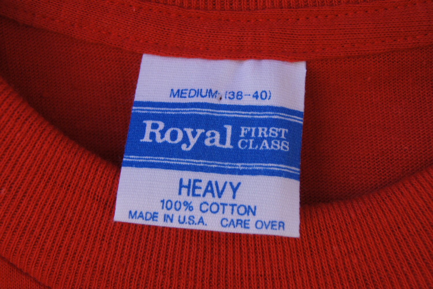 Vintage 1987 Royal First Class T-shirt / I Survived the Earthquake Palm ...