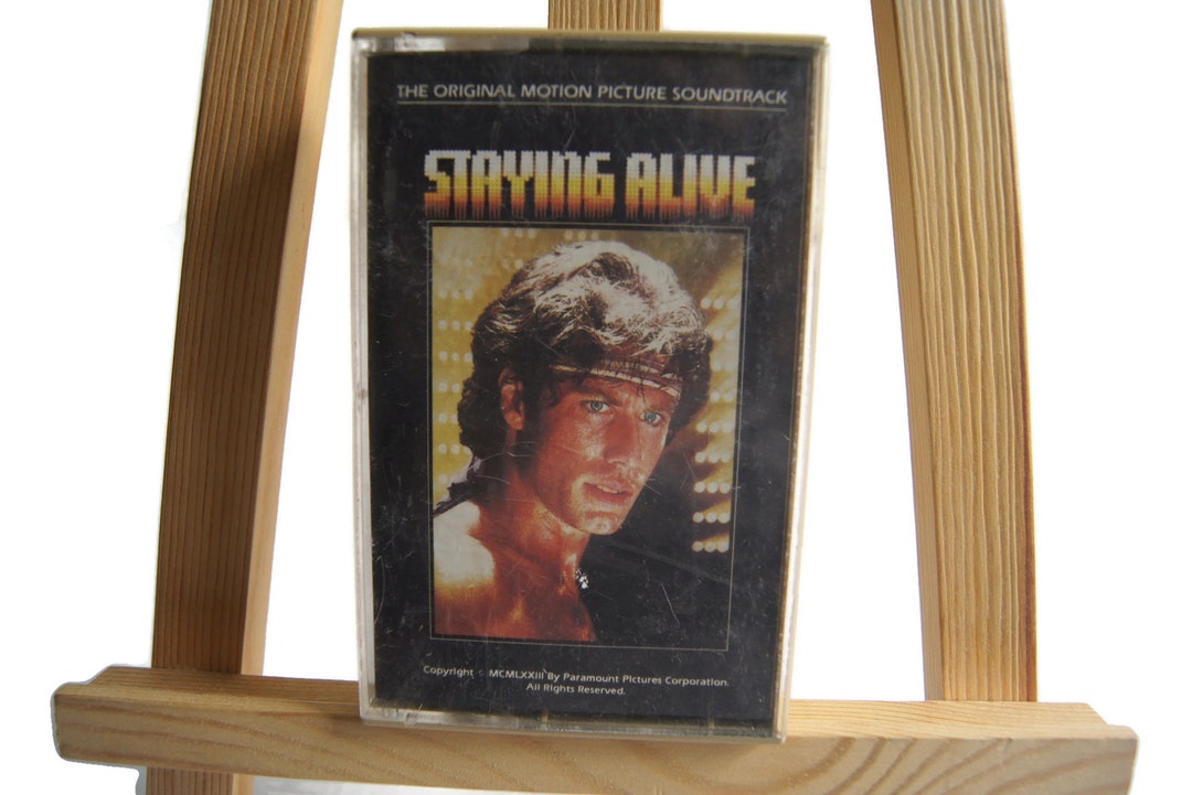 Vintage 1983 Staying Alive Soundtrack Cassette - Bee Gees, John ...