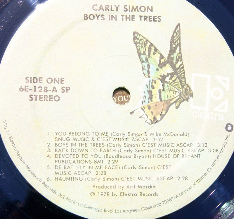 1978 Carly Simon Boys in the Trees Vinyl LP Gatefold - Etsy UK