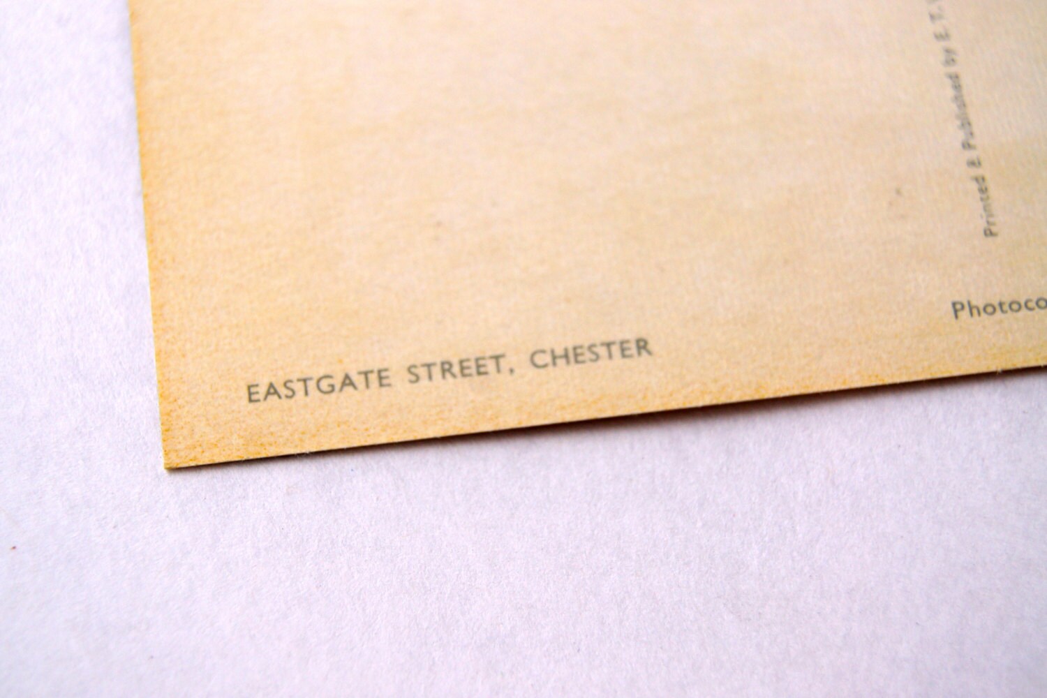 Vintage Chester Lot of 3 Postcards Unused - Eastgate Street, Chester ...