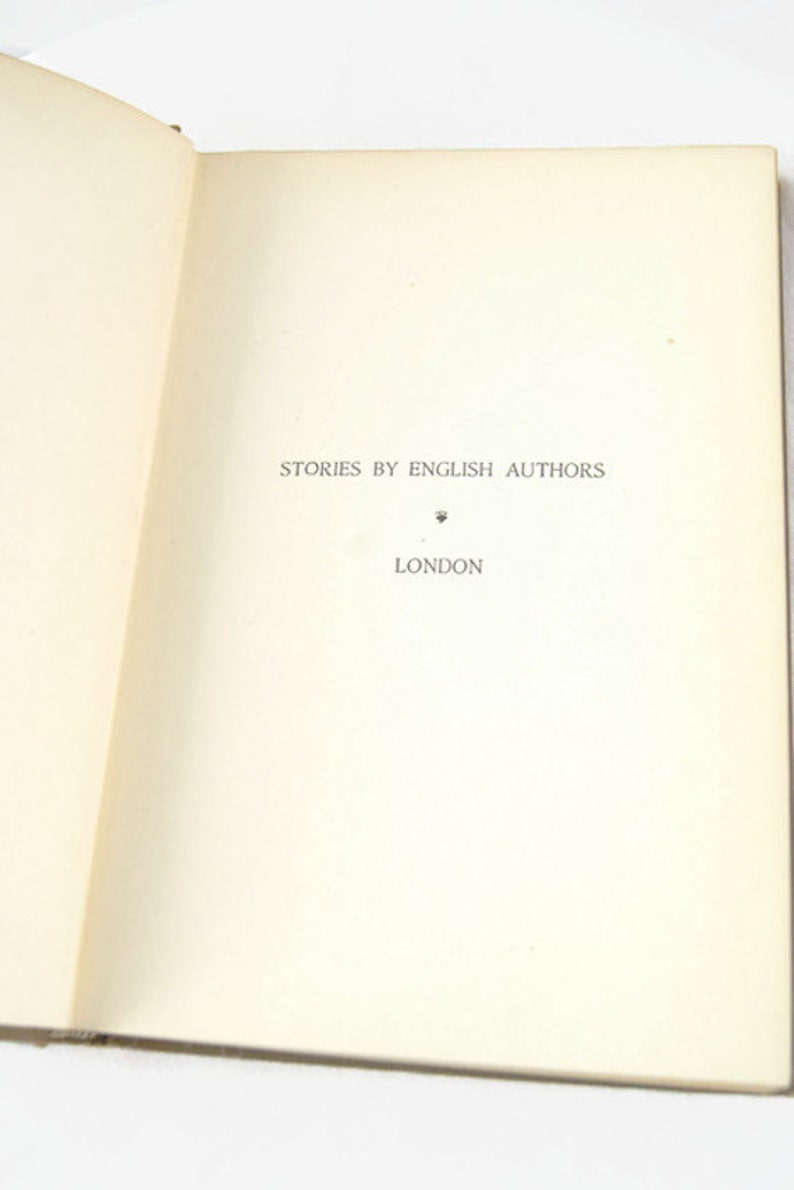 Antique Book Stories by English Authors London 1896 by Charles Scribner ...