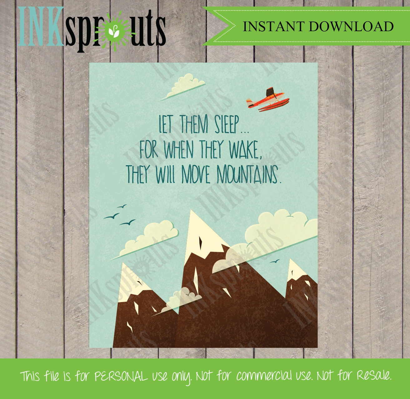 INSTANT DOWNLOAD Move Mountains Quote Mountains Landscape | Etsy