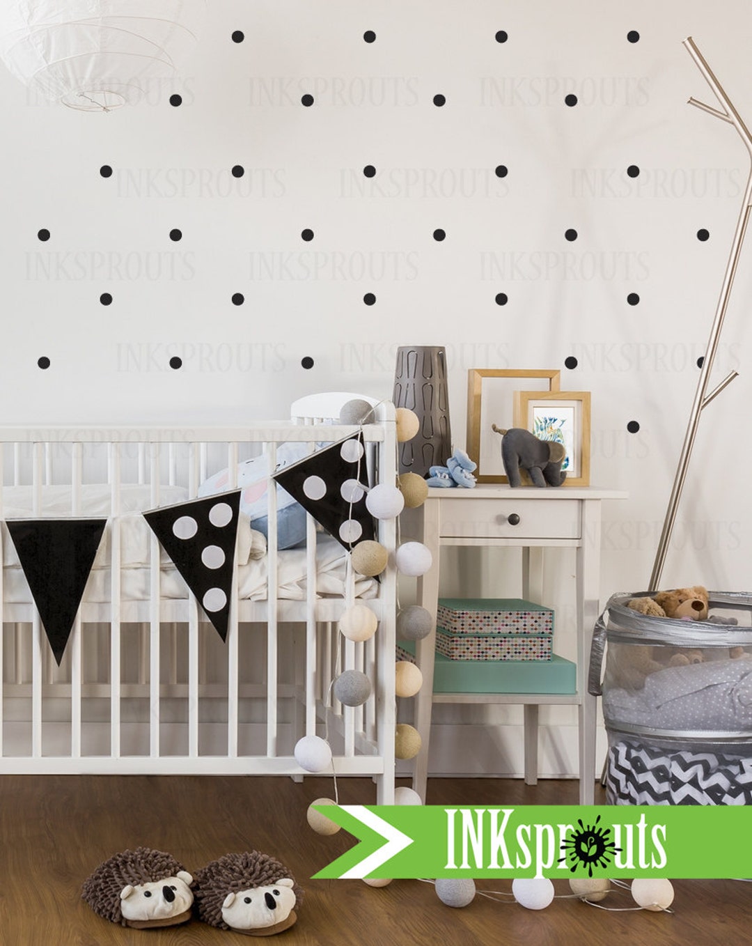 1 Inch Dots, Mini Polka Dots, Gold Dots, Dot Pattern, Mini Dot Decals ...