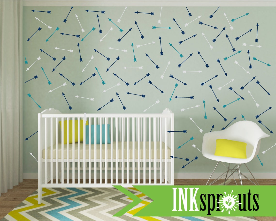 Arrow Wall Decal, Arrow Pattern, Arrow Stickers, Boho Arrows, Arrow ...