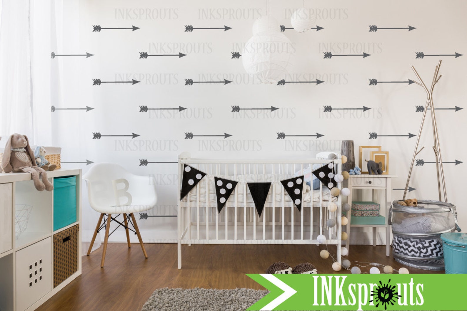 Arrow Wall Decal Arrow Pattern Arrow Stickers Boho Arrows | Etsy