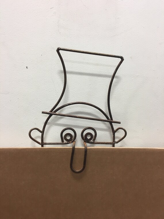 KILROY WAS HERE W/top Hat Fence and Garden Gate Hangers - Etsy