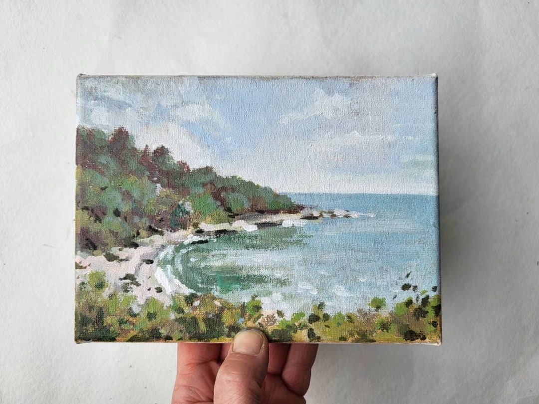Original Acrylic Painting Landscape Painting Small Painting - Etsy