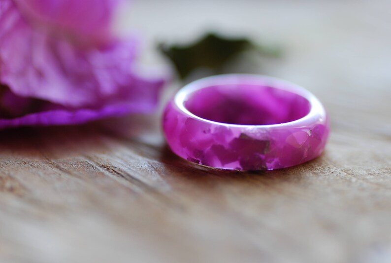 Pastel Pink Stacking Ring Silver Stackable Ring Pink Ring | Etsy