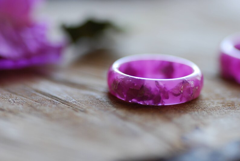 Pastel Pink Stacking Ring Silver Stackable Ring Pink Ring | Etsy