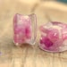 Pink Tourmaline Ear Plugs, Pink Opal Gauges, Gemstone Plugs, Stone ...