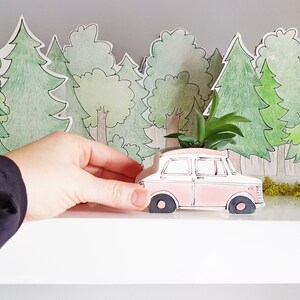 Small Planter. Small Bleu Vintge Car Planter. Blue Ceramic - Etsy