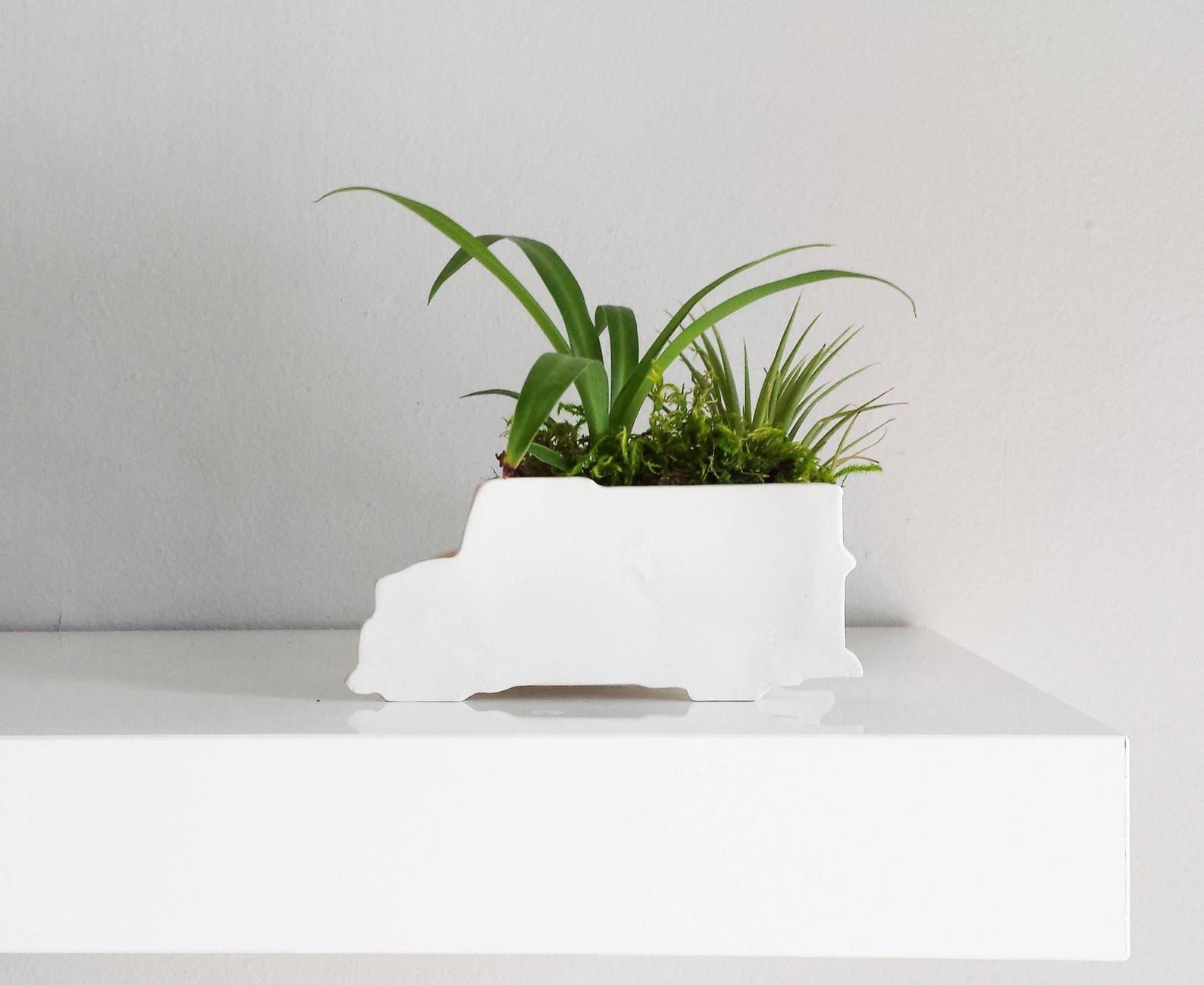 Red Vintage Pickup Truck Ceramic Planter. Old Truck Planter | Etsy