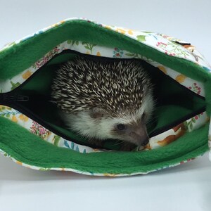 Mini Messenger Bag, Hedgehog Flower Hedge, Crossbody Purse for ...