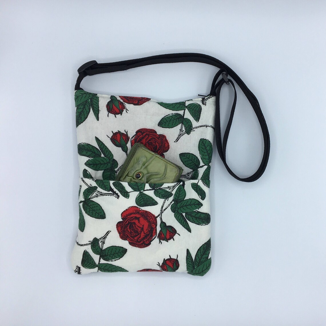 Deluxe Carry Bag Waterproof Red Roses on White for - Etsy