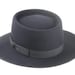 The Oppenheimer: Cinematic Wide-brim Porkpie Hat in Slate Grey With Ash ...