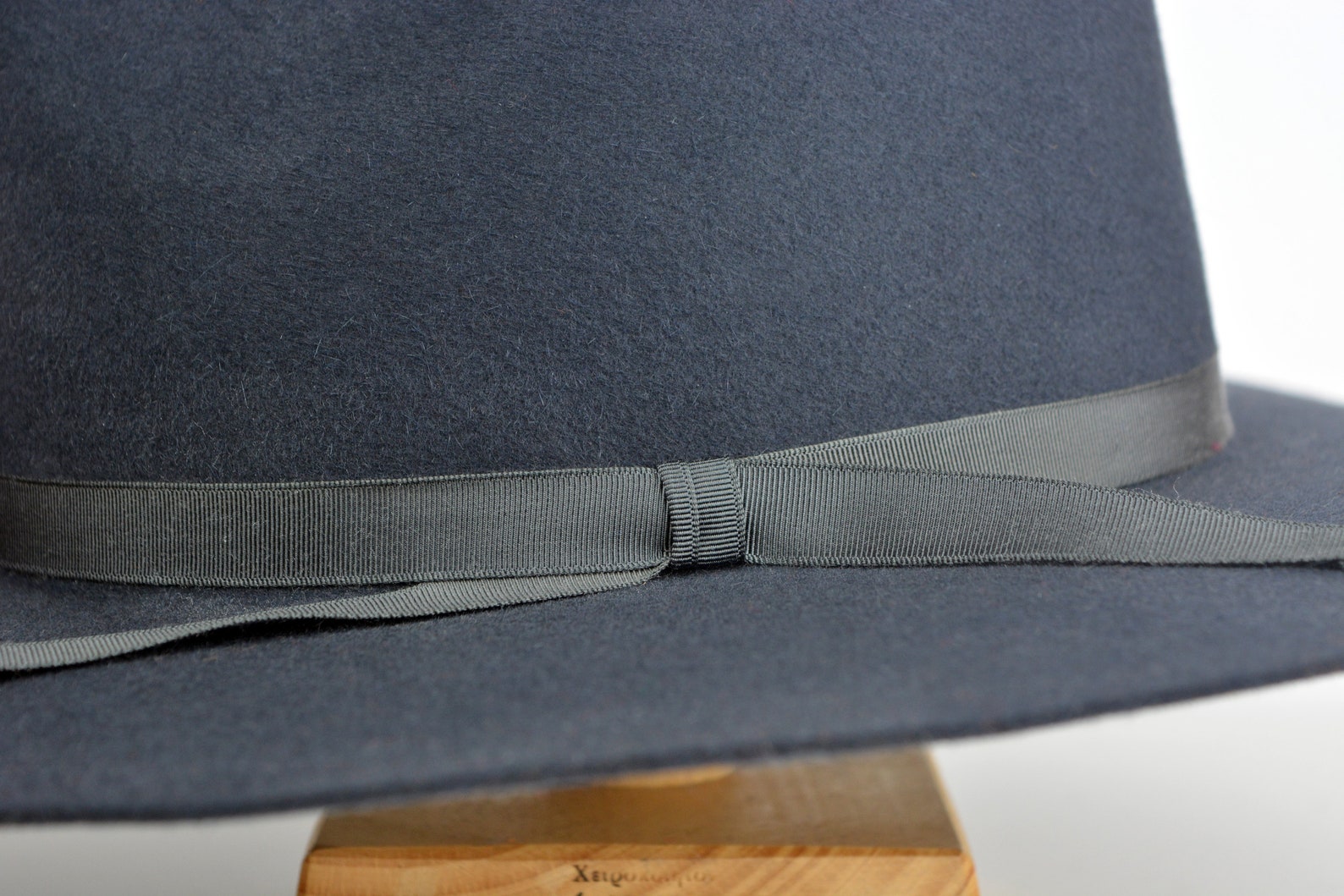 Wide Brim Fedora the LONGSWORD Slate Grey Fur Felt Wide - Etsy