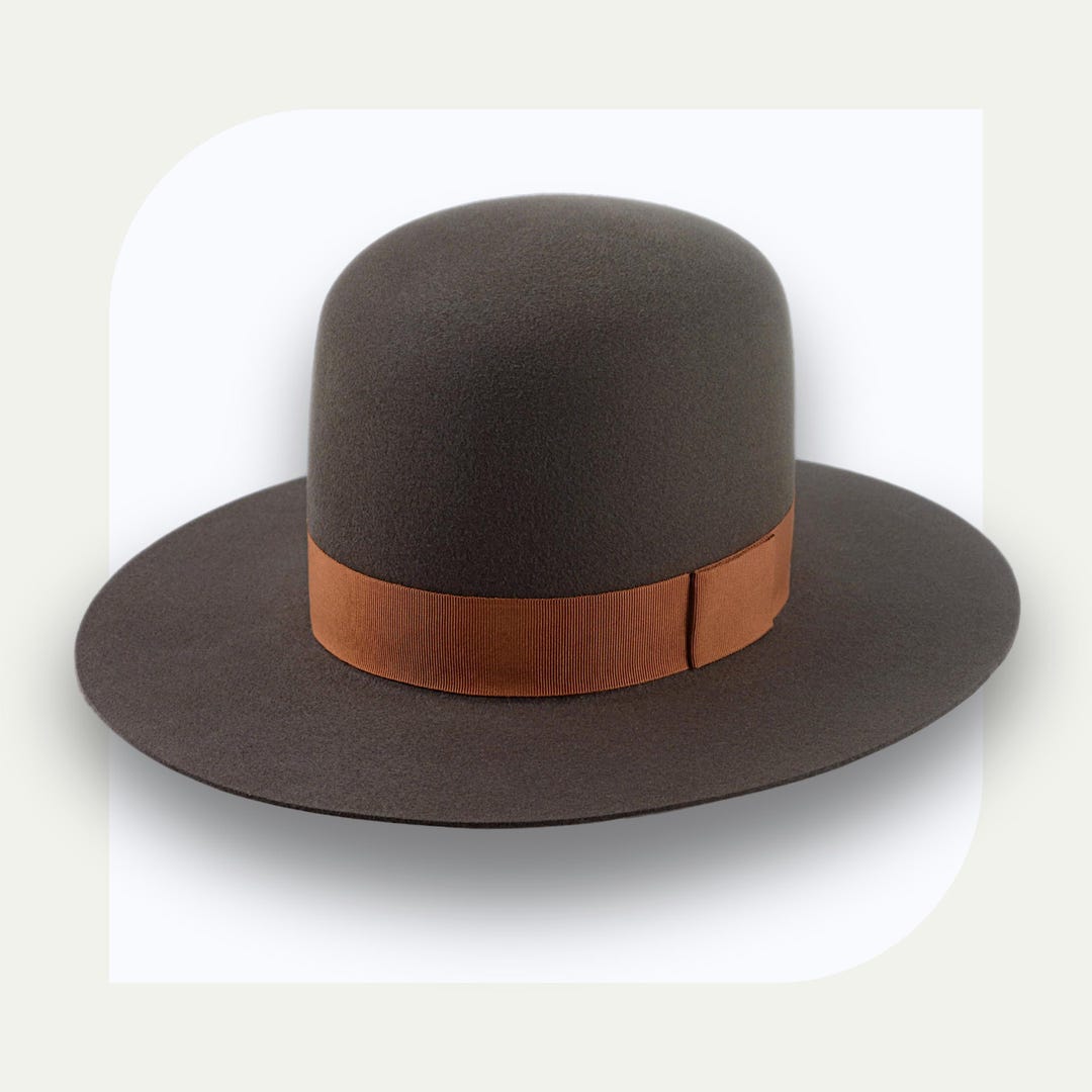Caribou Grey Round Crown Western Hat | the Caribou | Custom Fit Rabbit ...