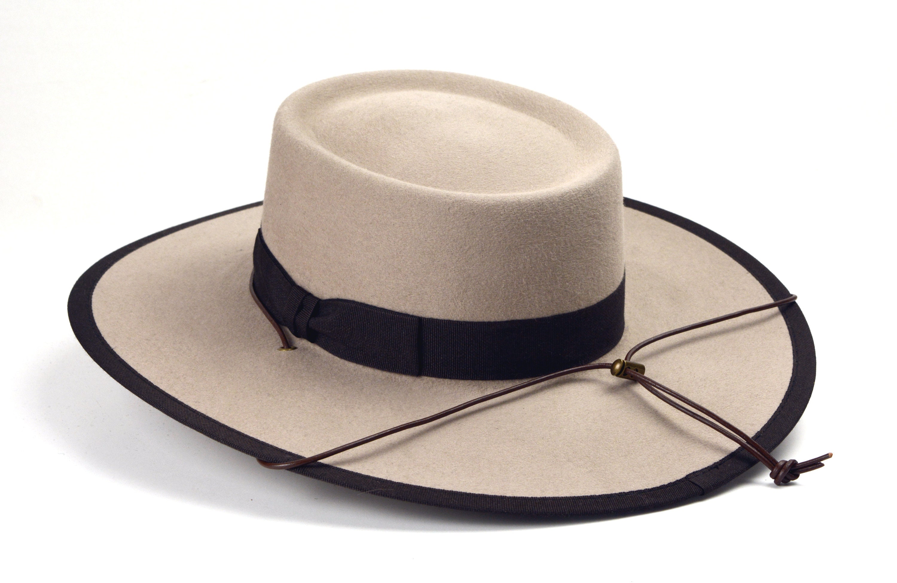 Bolero Hat the BUCKAROO Beige Fur Felt Vaquero Crown Wide - Etsy Hong Kong