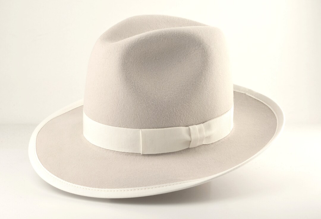 Fedora | the CAVALIERI | Beige Wide Brim Hat Men | Fedora Hat for Men ...