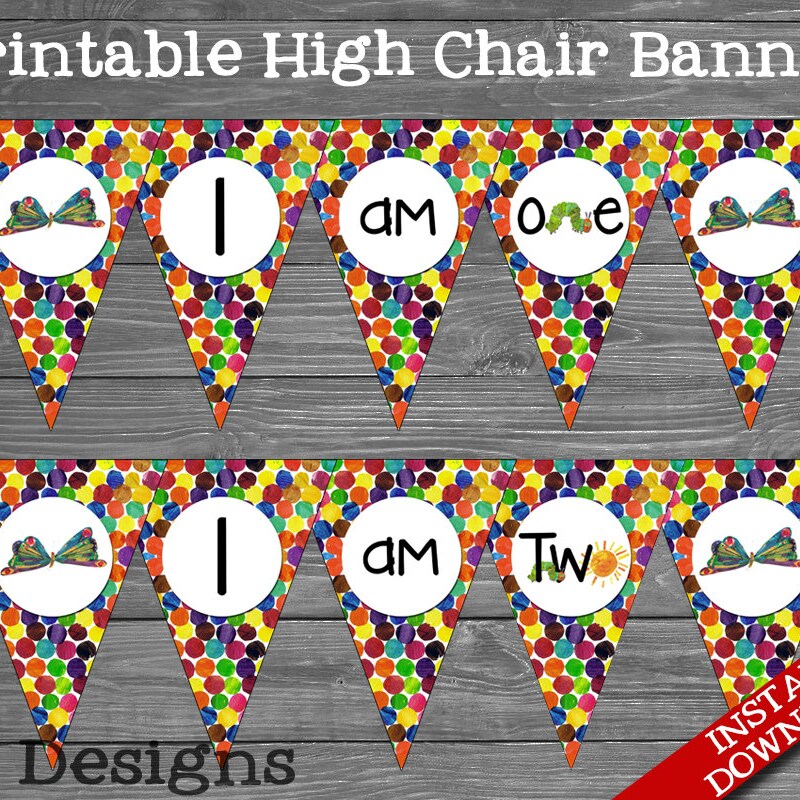 Caterpillar Banner - Etsy