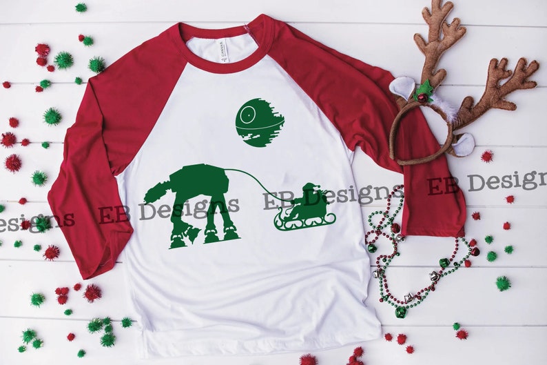 At at Santa Sleigh Christmas Cut File (SVG, EPS and DXF) - Etsy